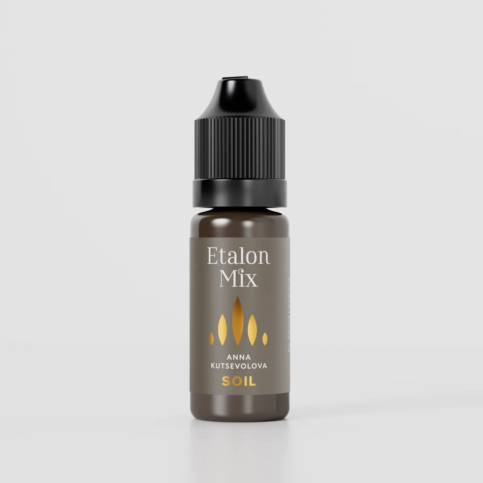 Etalon Mix Pigment trajne šminke za obrve Soil Anna Kutsevolova, Neutralna tamno braon