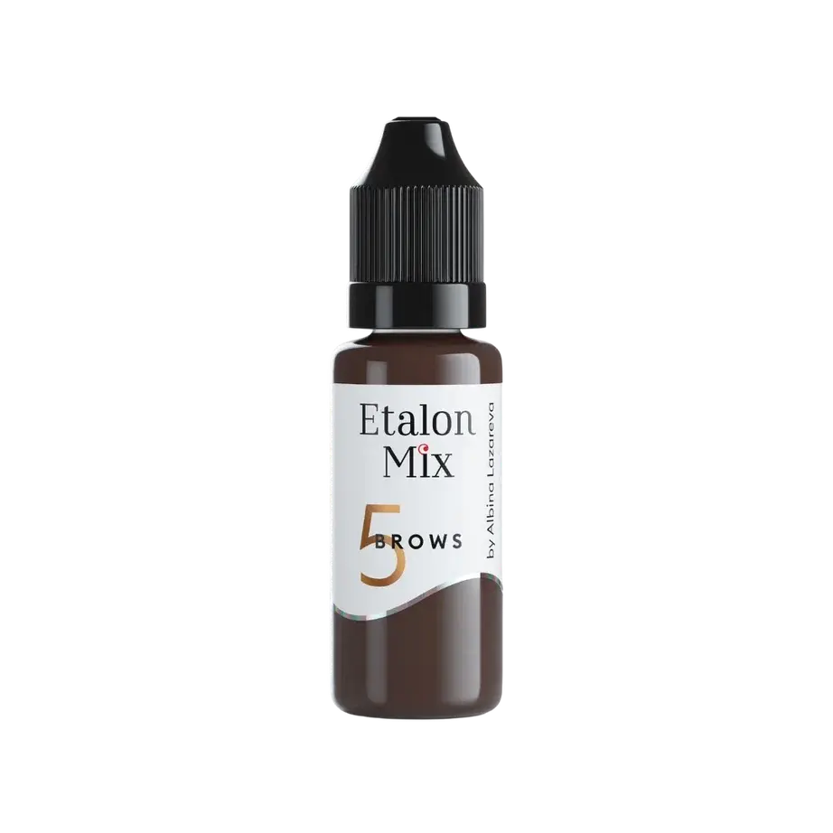 Etalon Mix Pigment trajne šminke za obrve, 15ml, Crna čokolada