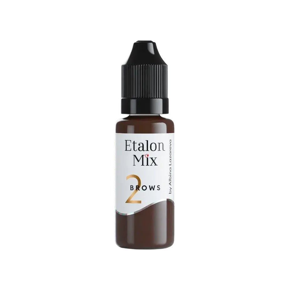 Etalon Mix Pigment trajne šminke za obrve, 15ml, Mlečna čokolada