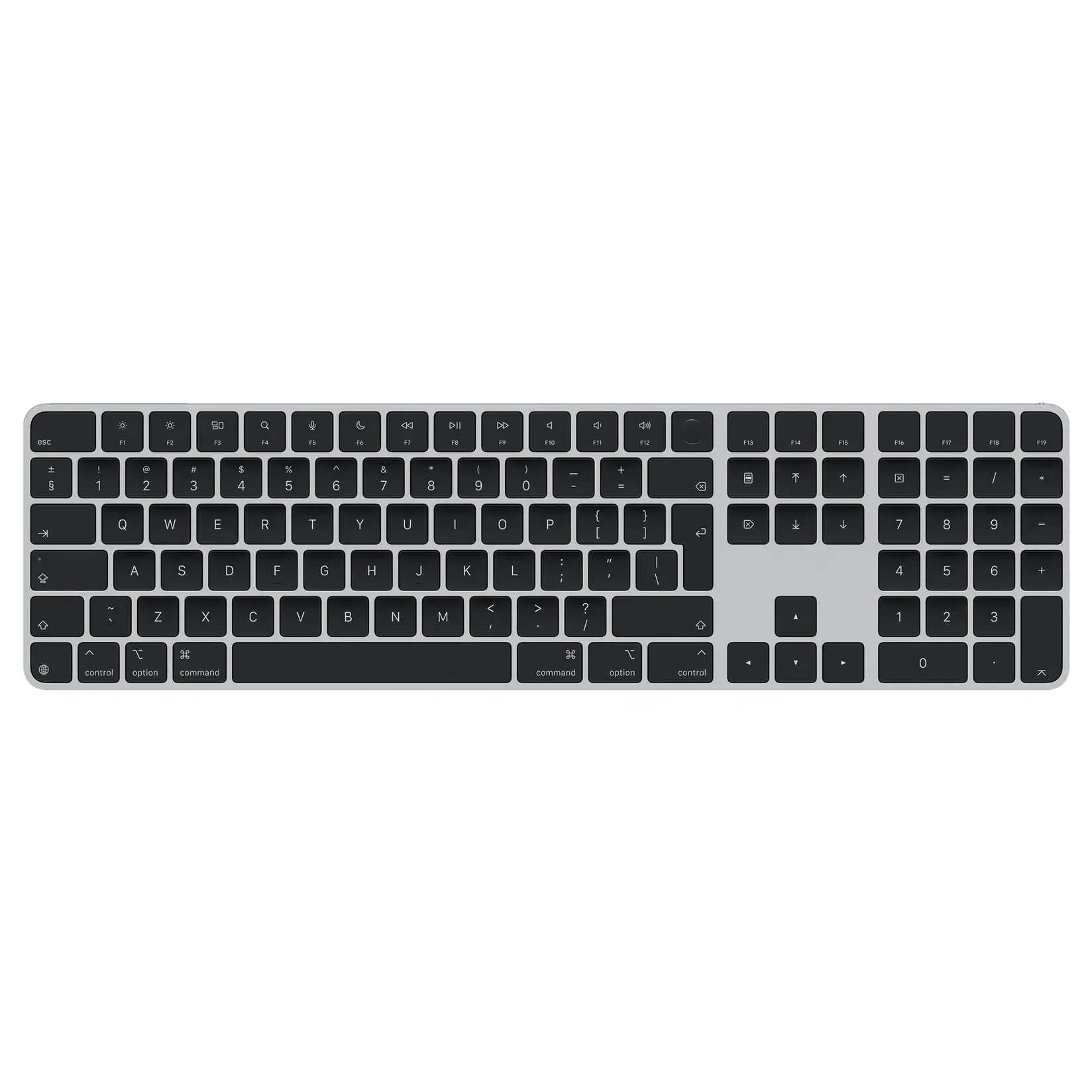 Apple Magic Keyboard (2024) sa Touch ID-om i numeričkom tastaturom - međunarodni engleski - crna
