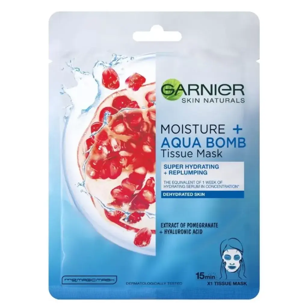 Garnier Maska za lice u maramici Aqua Bomb, 32g