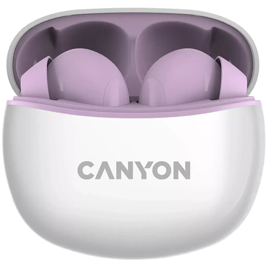 Canyon Slušalice CNS-TWS5PU, Bluetooth 5.0, Ljubičaste