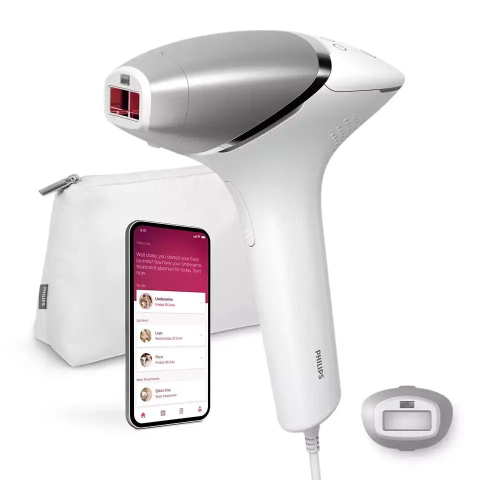 Philips Epilator Lumea BRI940/00 IPL, SmartSkin senzor, 19.5 V, Beli