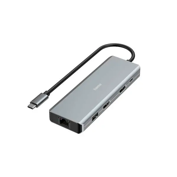 Hama USB-C hub CONNECT2Media 9 portova