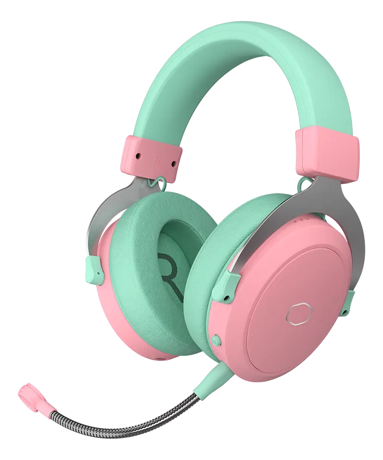 Cooler Master Gaming slušalice sa mikrofonom CH-351 Macaron, Zeleno-roze