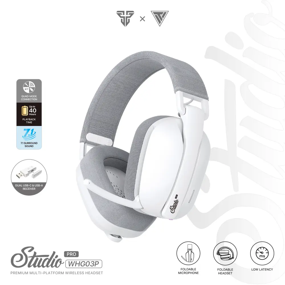Fantech Bluetooth slušalice WHG03 PRO Studio, Bele