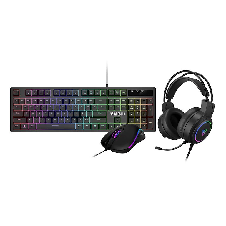 Tastatura + miš + Slušalice Gamdias Poseidon E2 žičani