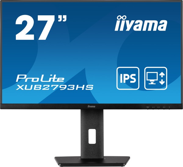 Monitor 27" Iiyama XUB2793HS-B7 IPS 1920x1080/100Hz/1ms/HDMI/DP/zvučnici/pivot