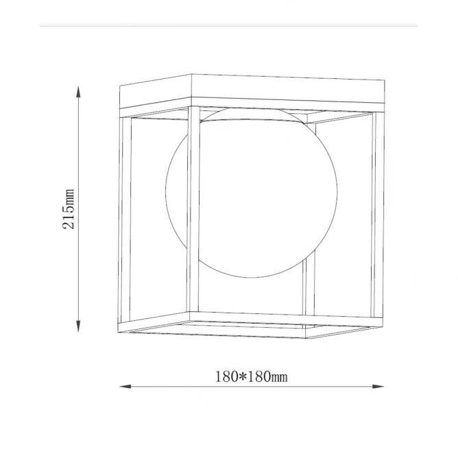 TALIA 71 PLAFONSKA SVETILJKA 1*E14 CRNA/ZLATO