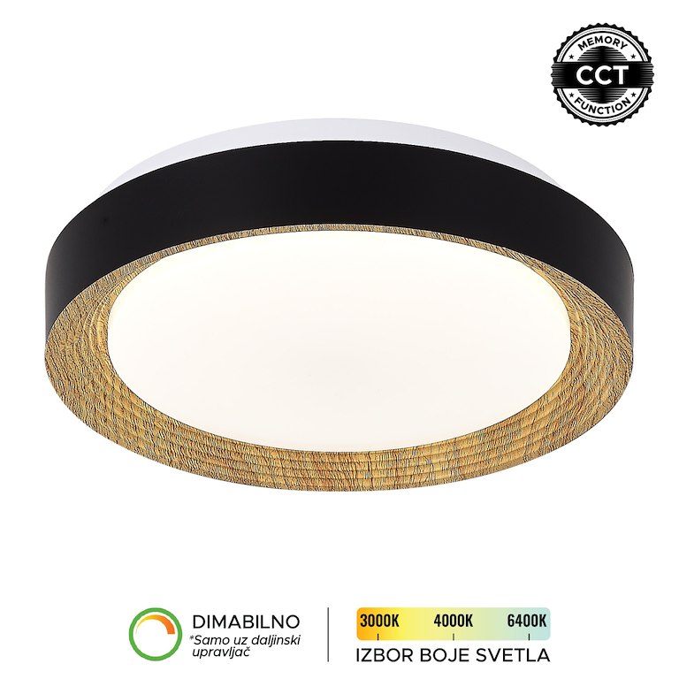 LED plafonjera LP-405-54R BK+WD