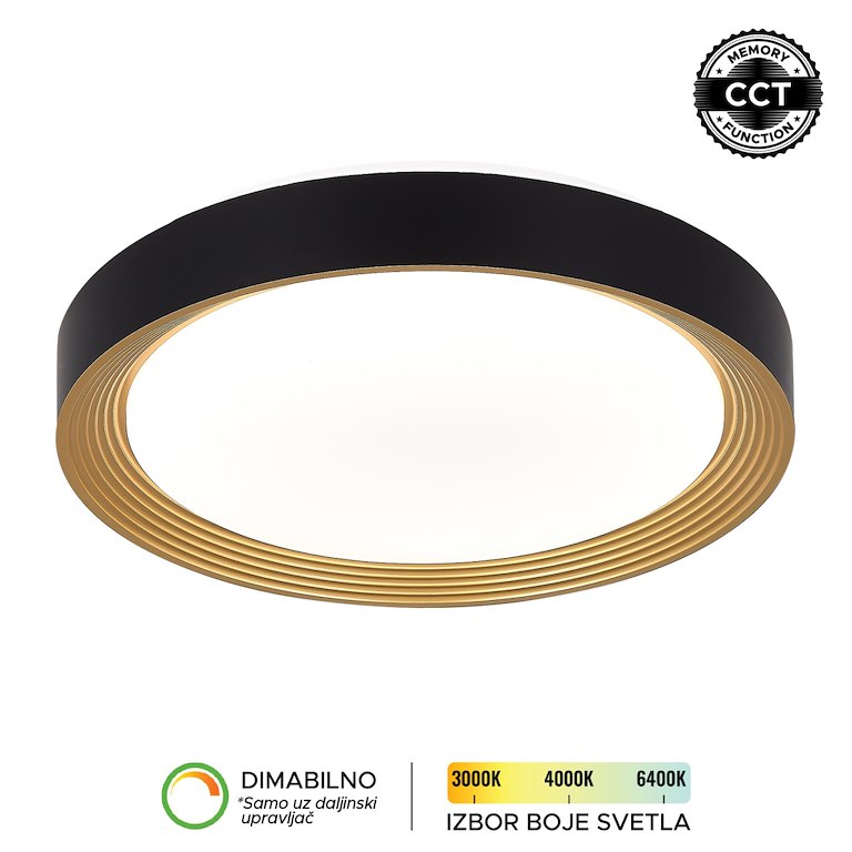 LED plafonjera LP-405-54R BK+SG