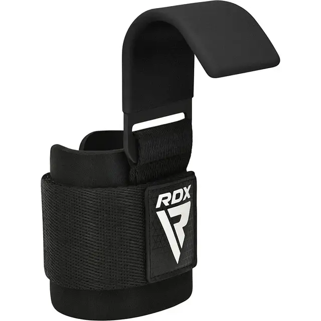 RDX Sports Teretanska hook traka Plus, Crna