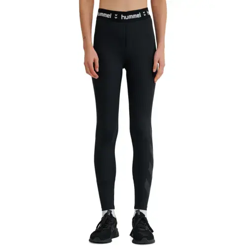 Hummel Ženske helanke Hmlpulse Mid Waist Tights, Crne