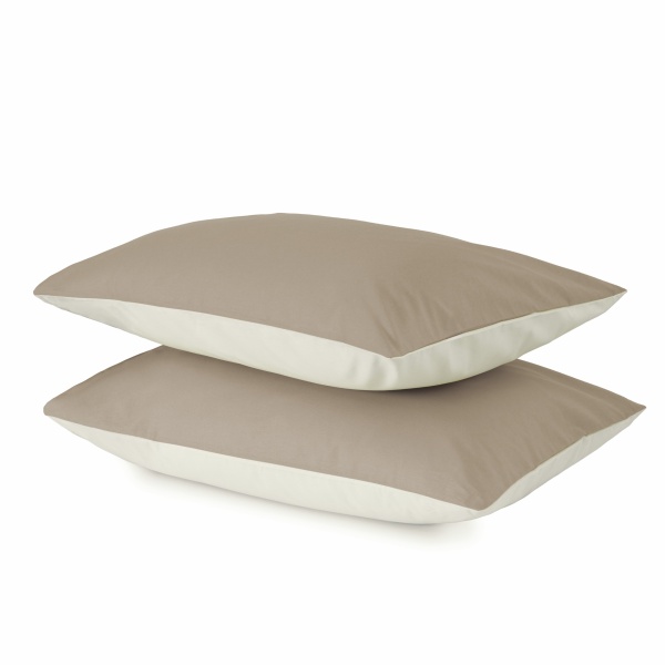 Jastučnica CB Bicolor set 2/1 60x80 bež/krem 025589