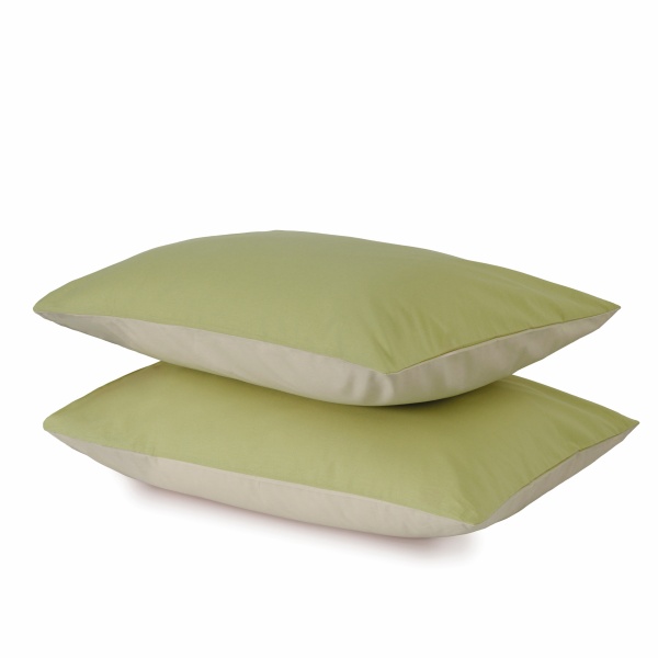 Jastučnica CB Bicolor set 2/1 50x70 zelena/meri bež 025585