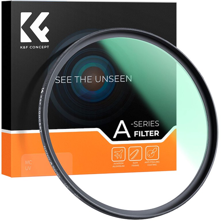 K&F Concept 43mm MCUV Filter 24 Multi-Layer Green Coatings Ultra-Slim (A Series) KF01.966