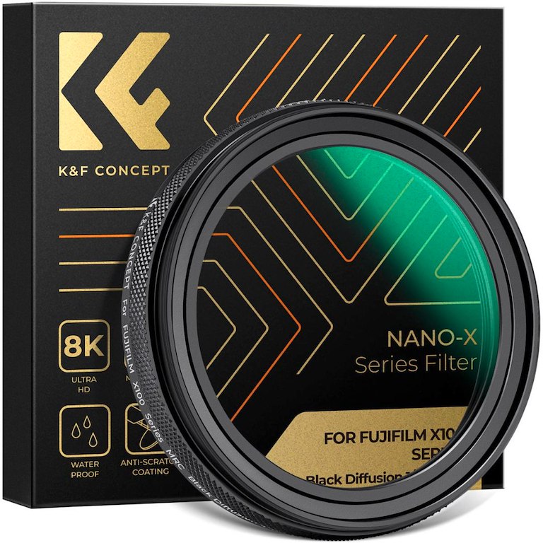 K&F Concept Black Mist 1/4 Nano-Xcel Series Filter za Fuji X100 seriju KF01.2883 (crni)