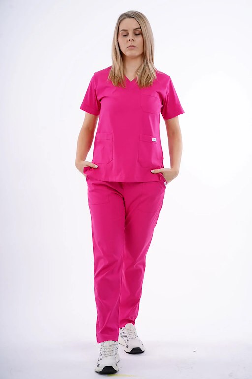 Pureboks Ženski komplet medicinske uniforme, Roze