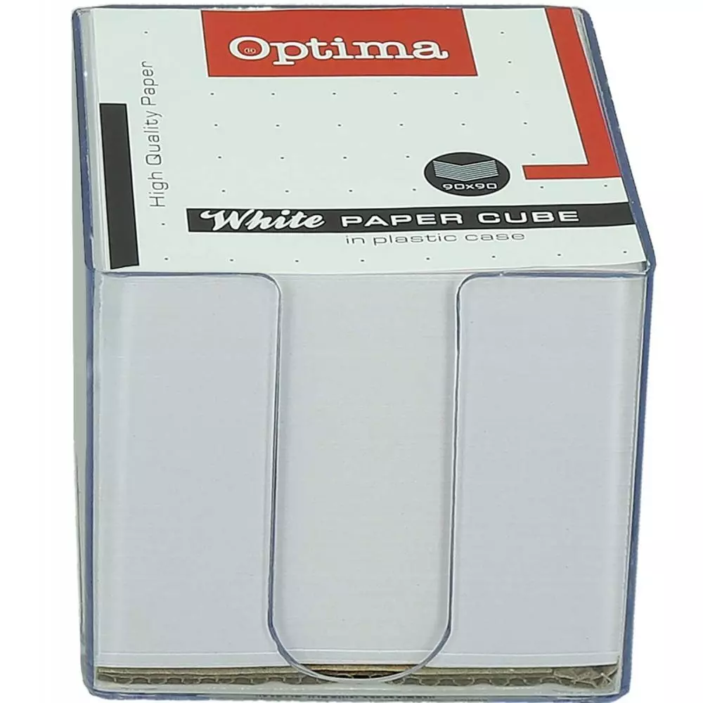 OPTIMA KOCKA PAPIRNA 1/850 BELA+STALAK