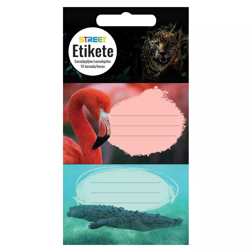 NALEPNICE ZA SVESKE animals wild