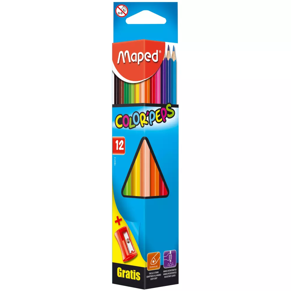 MAPED bojice COLOR PEPS 1/12 + rezac