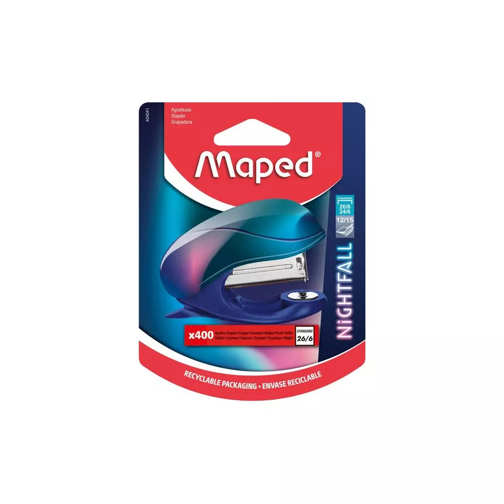 MAPED heftalica NIGHTFALL Mini 24/6