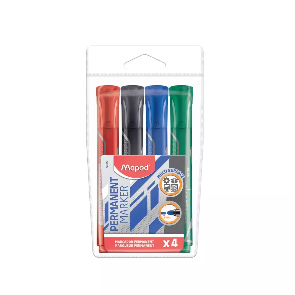 MAPED marker Permanent obli 4/1 set