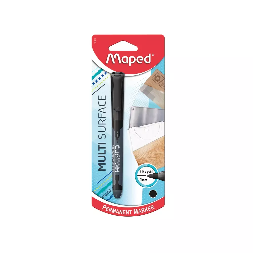 MAPED marker CUSTOM crni blister