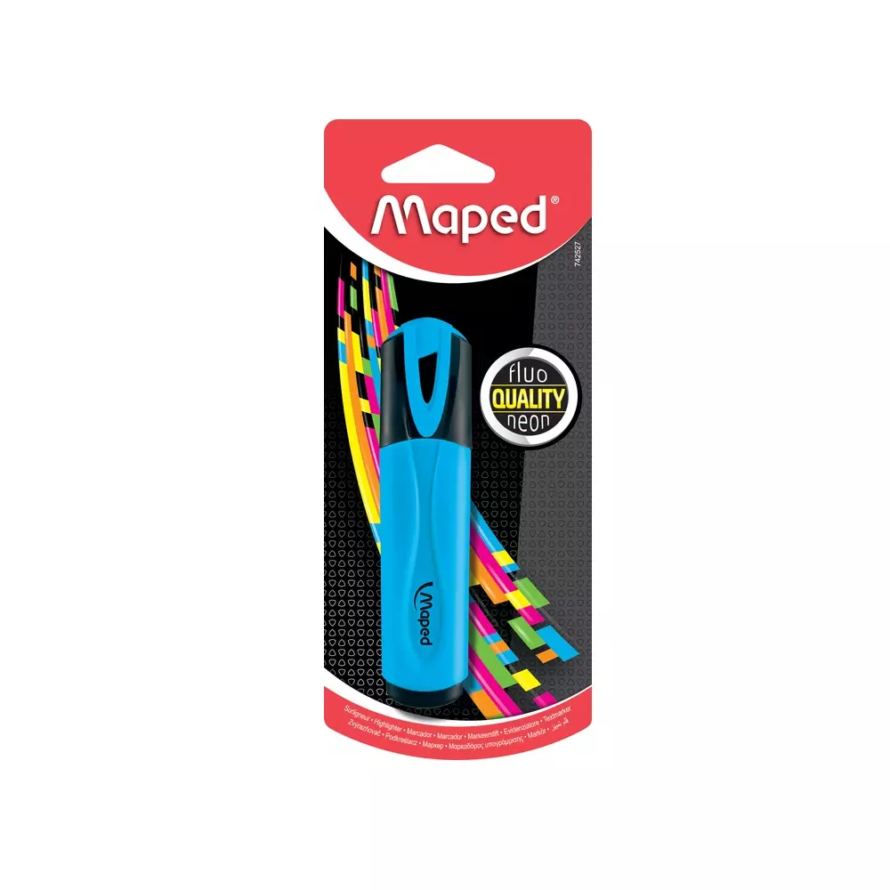 MAPED text marker FLUO PEP'S 1/1 blister