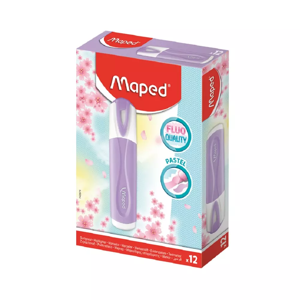 MAPED signir PASTEL ljubicasti 1/12