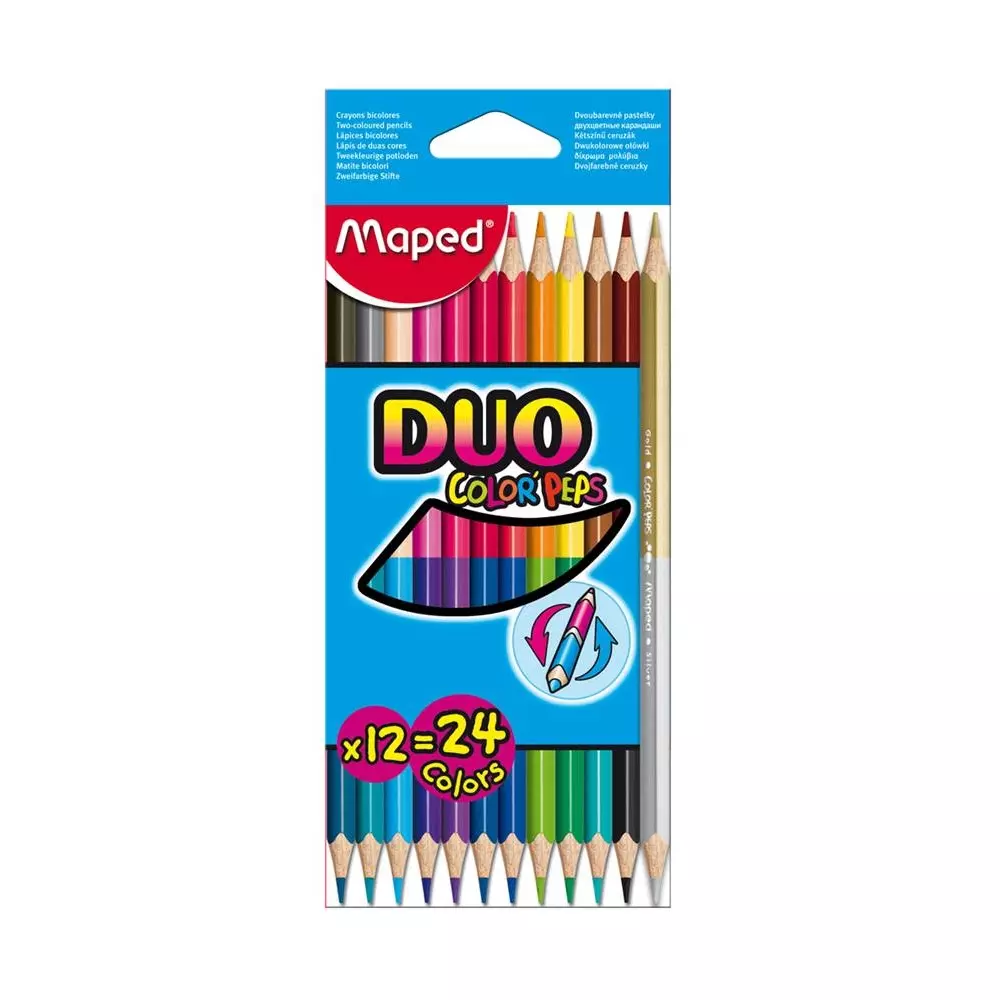 MAPED bojice COLOR PEPs DUO 12/24