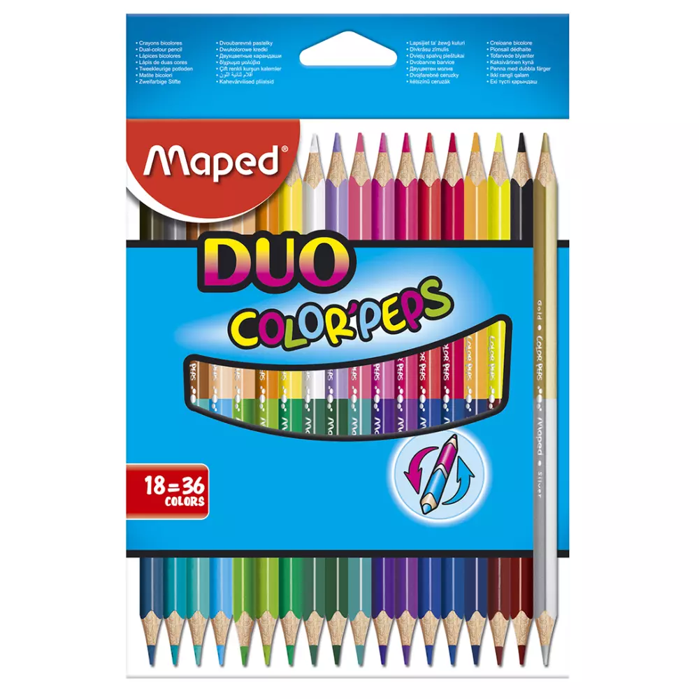 MAPED bojice COLOR PEPs DUO 18/36