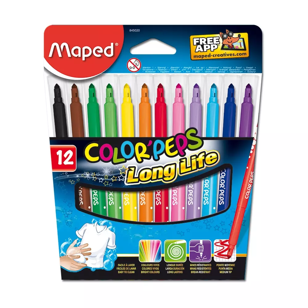 MAPED flomaster COLOR PEP 12