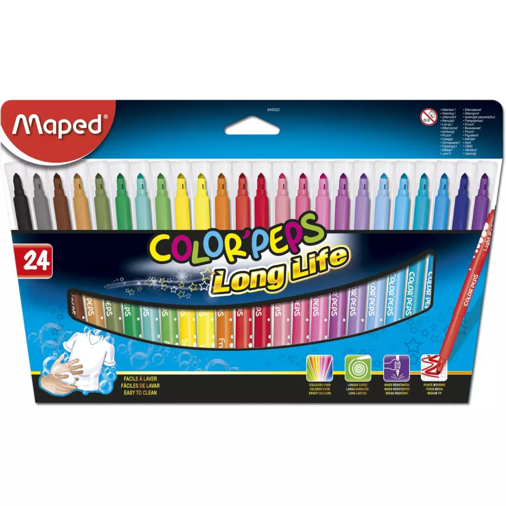 MAPED flomaster COLOR PEPS 24
