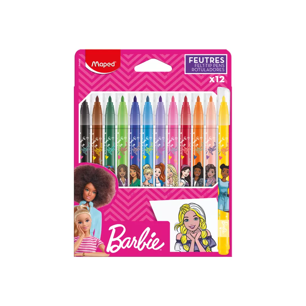 MAPED flomaster BARBIE 12