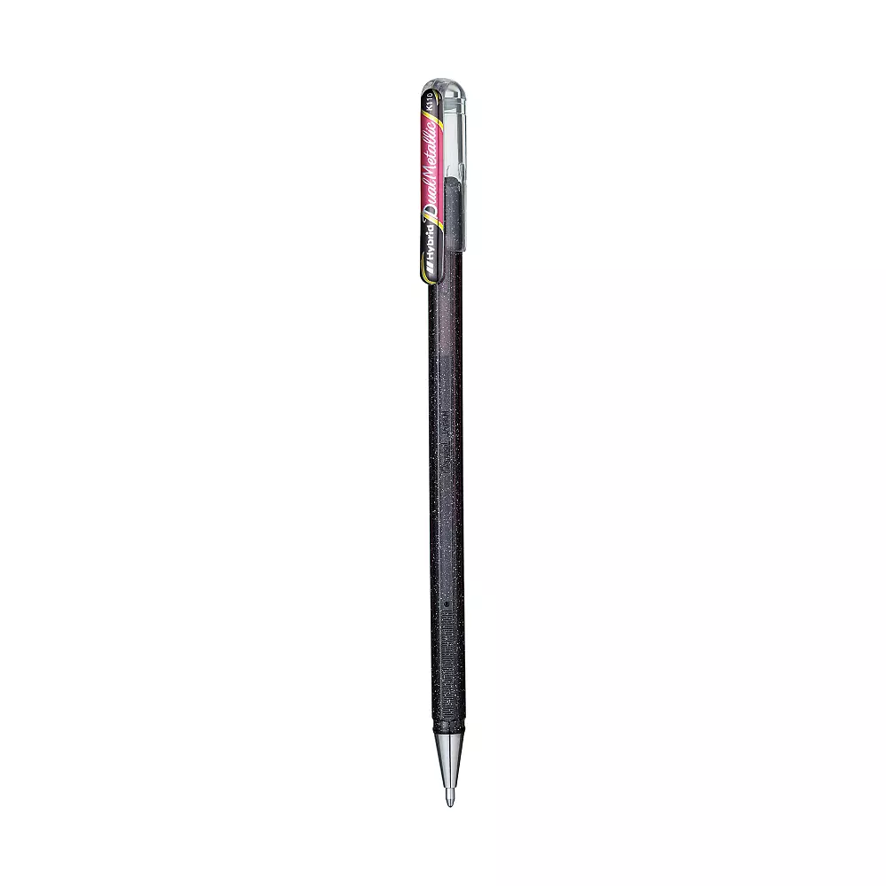 PENTEL Gel olovka Dual Metalic crna