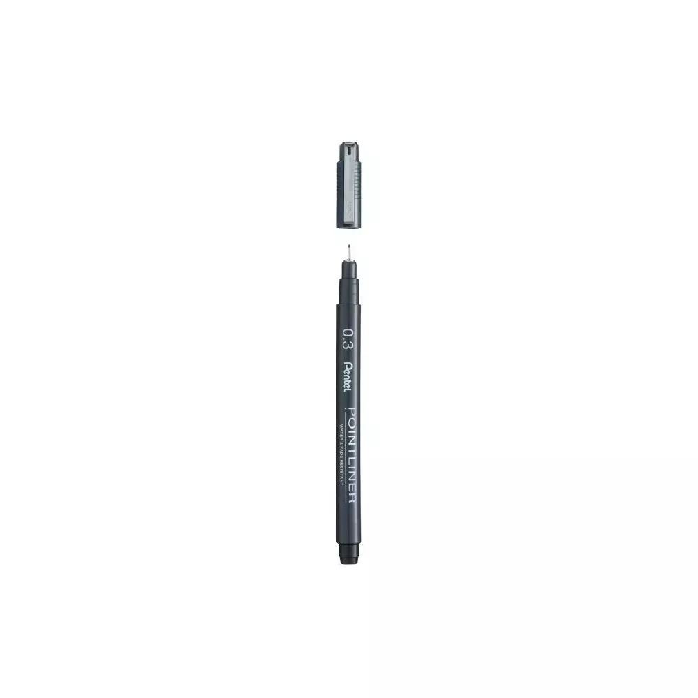 PENTEL fineliner POINTLINER crni 0,03
