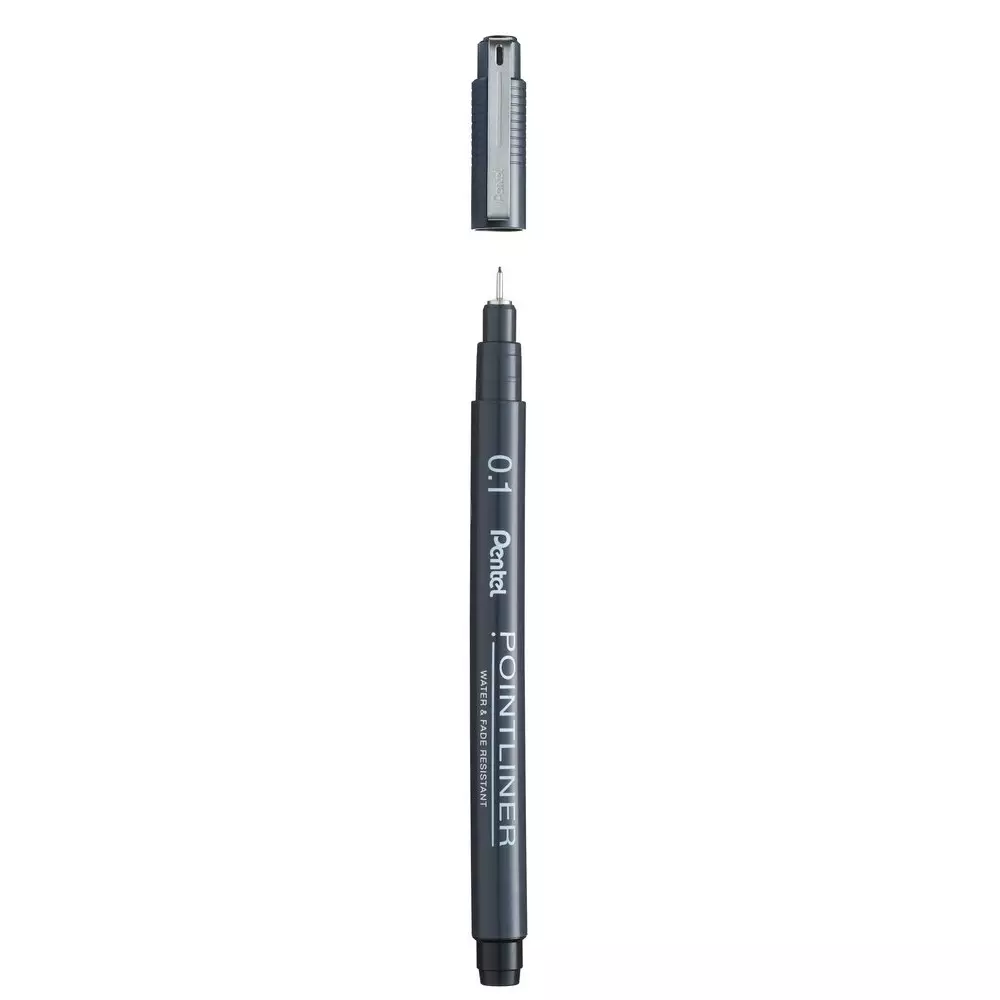 PENTEL fineliner POINTLINER crni 0,1