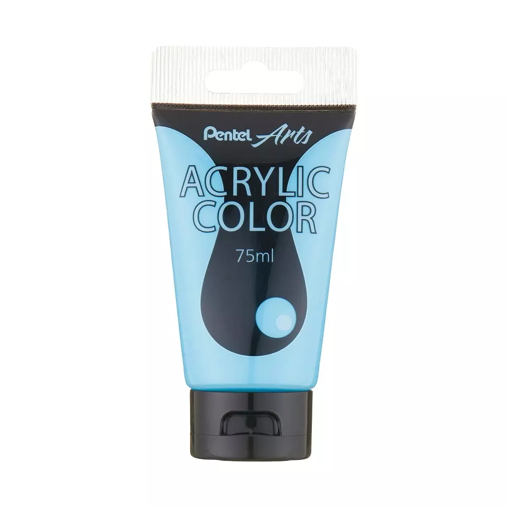 PENTEL akrilna boja 75ml svetlo plava