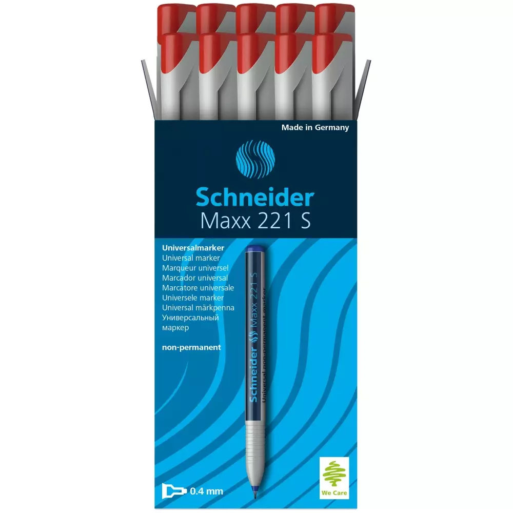 SCHNEIDER marker ne-permanentni crvena