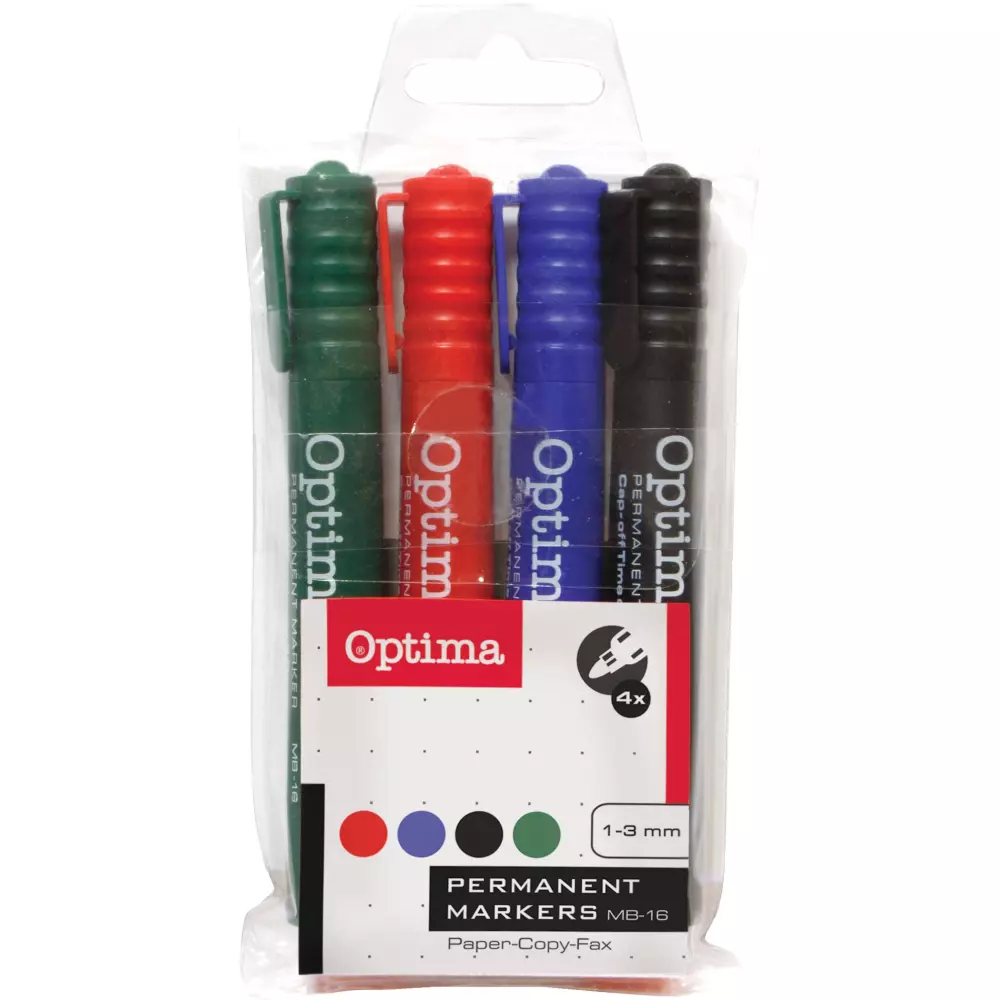 PERMANENT MARKER OPTIMA SET 4 KOM