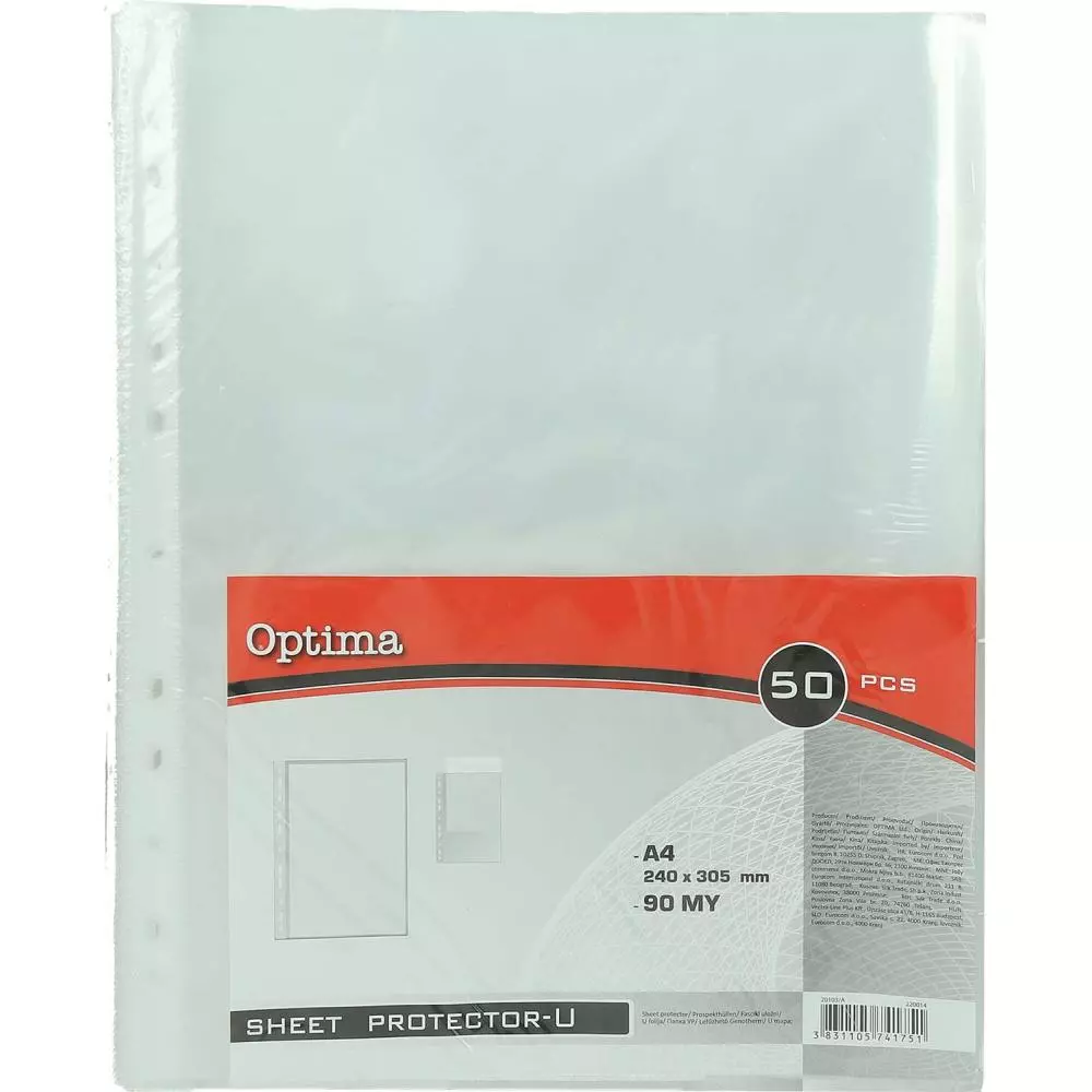 OPTIMA FOLIJA U CLEAR 90MIC A4+ 50/1