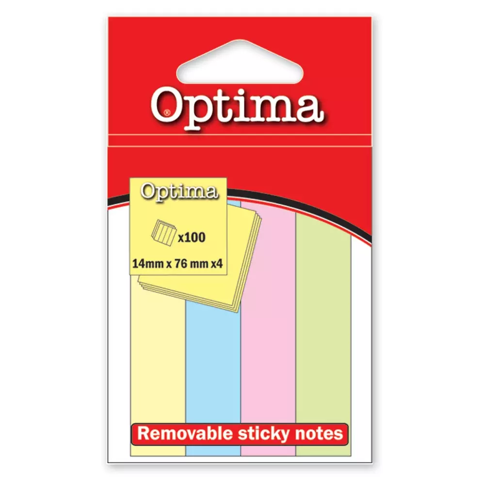 PAGE MARKER PASTEL 14X76 4X50L OPTIMA