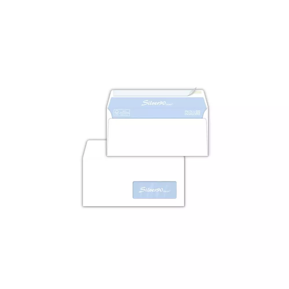 PIGNA KOVERTA 11*23 SILVER LASER 90GR DP