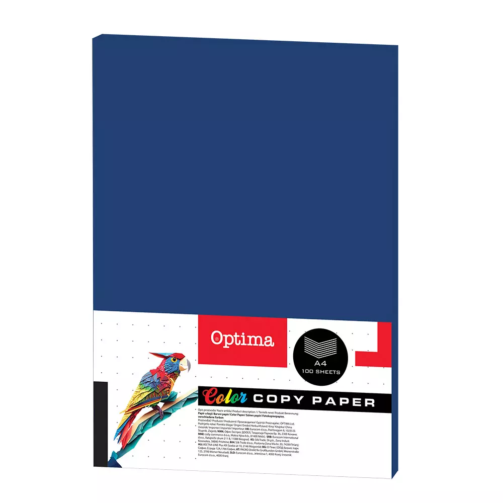 OPTIMA FTK PAPIR INT.T PLAV 100/1 80g A4