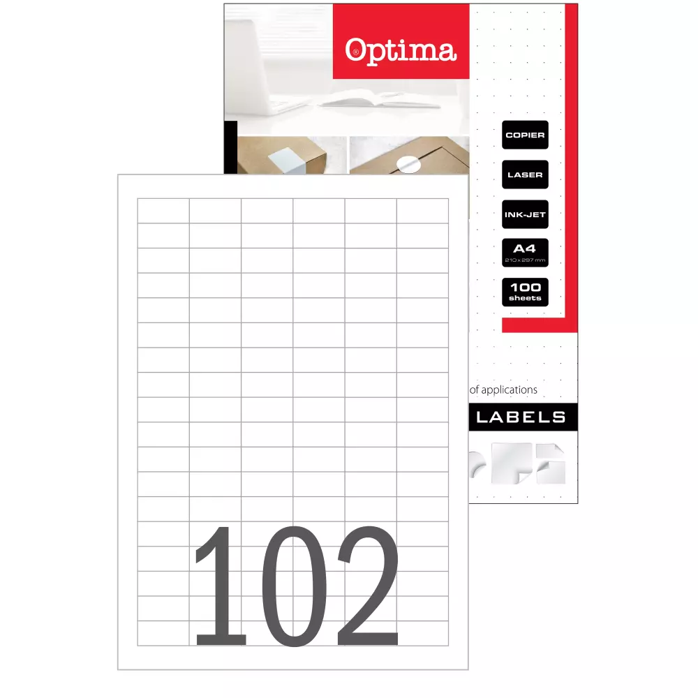 OPTIMA ETIKETE 100/1 30X15 (102 kom)