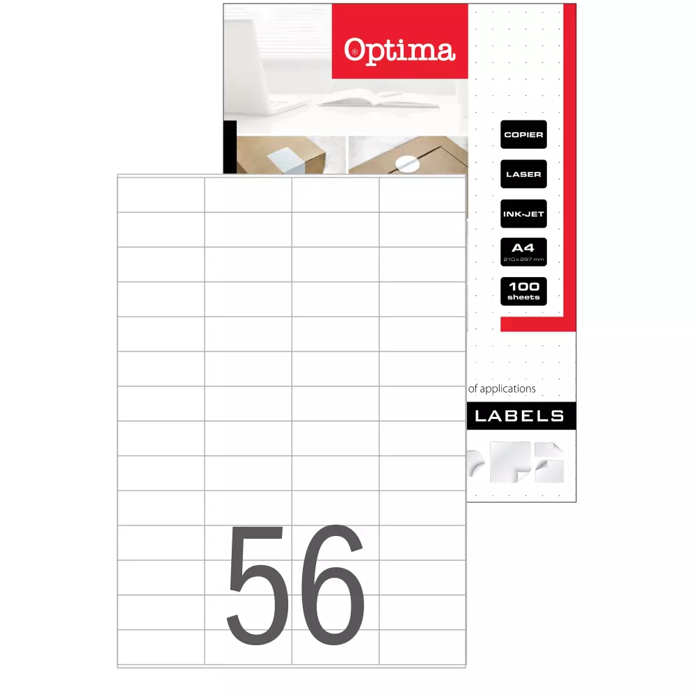 ETIKETE 100/1 52,5X21,2 (56 kom) OPTIMA