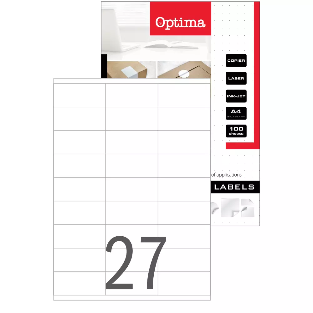 ETIKETE 100/1 70X32 (27 kom) OPTIMA