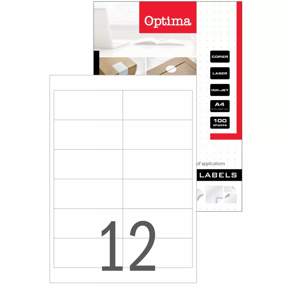 ETIKETE 100/1 97X42.3 (12 kom) OPTIMA