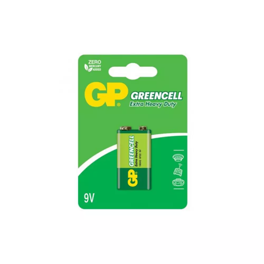 BATERIJA GP GREEN CINK 9V 1 KOM
